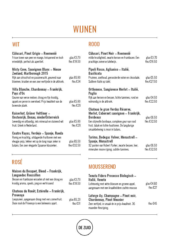 De Zuid Amsterdam – Bar & Kitchen