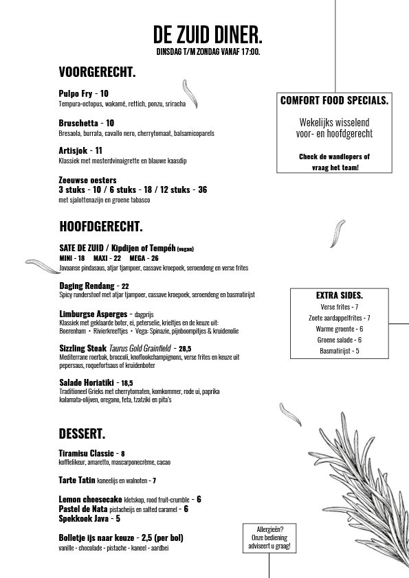 DE ZUID Amsterdam – Bar & Kitchen